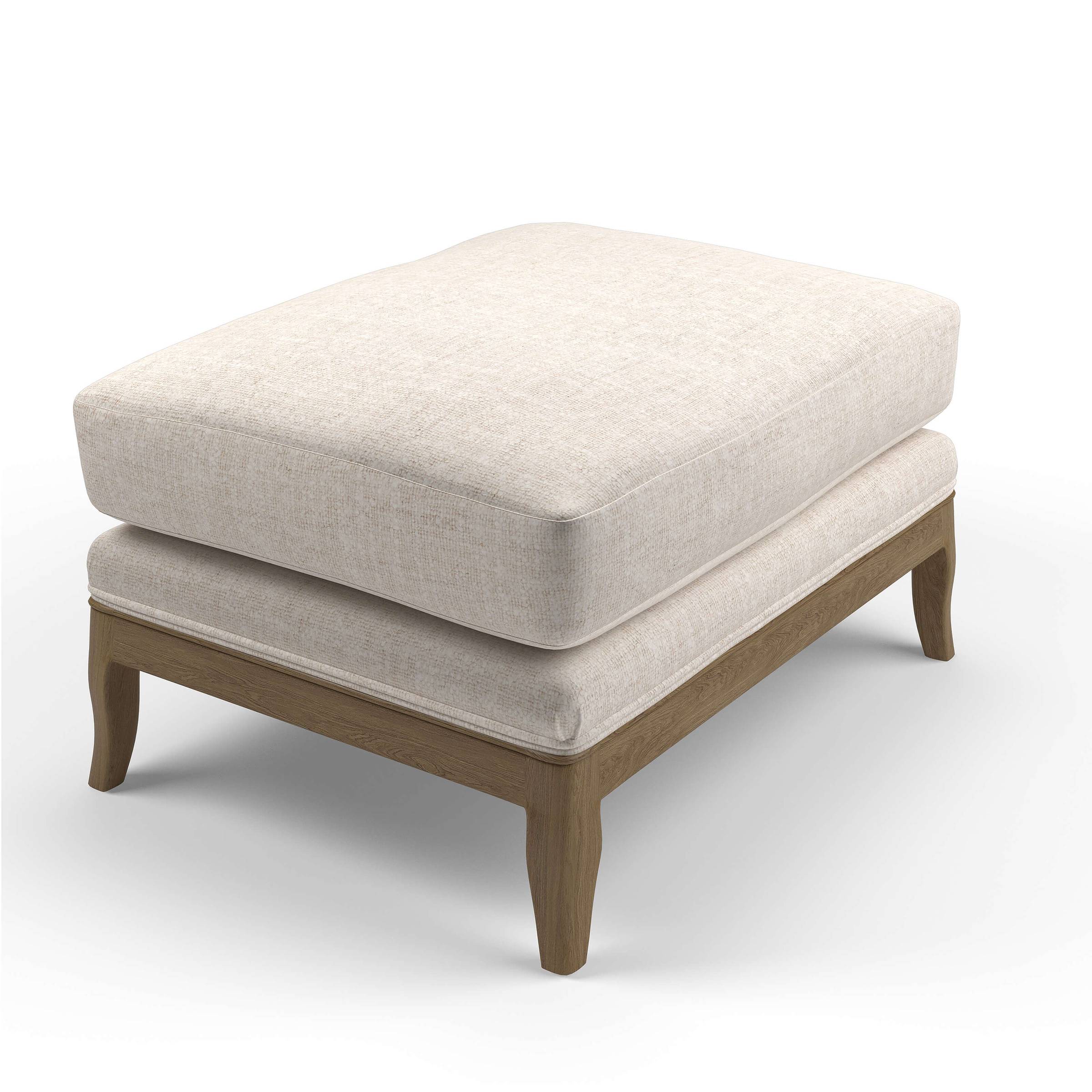 Renaissance Wing Ottoman | Kreiss